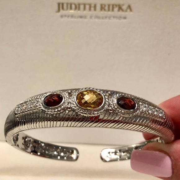 Judith Ripka | Jewelry | Judith Ripka Multicolor Cuff Bracelet | Poshmark
